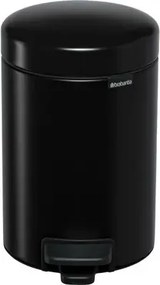 Brabantia Newicon Pedálový odpadkový koš 3 L černá matná / průměr 16.8