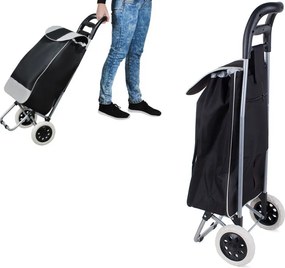 Verk Group Nákupní vozík nákupní taška na kolečkách pevná