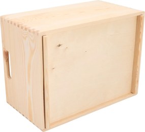 ČistéDřevo Dřevěný box 40 x 30 x 23 cm