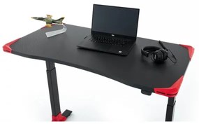Výškově nastavitelný stůl OfficeTech Game, 120 x 60 cm
