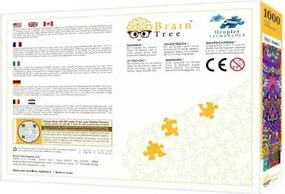 Brain Tree Puzzle Kmenová zvířata - 1000 dílků / od 14 let