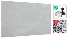 Skleněná tabule 90 x 60 cm ALLboards COLOR TS90x60GREY