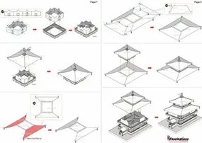 Metal Earth 3D Puzzle Chrám Kinkaku-ji / 29 dílků / od 14 let
