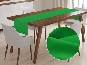 Biante Dekorační běhoun na stůl Rongo RG-061 Sytě zelený 35x160 cm
