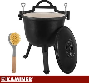 Litinová smaltovaná konvice Kaminer 8l