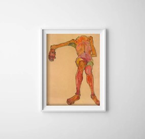 Plakát Egon schiele nahý autoportrét