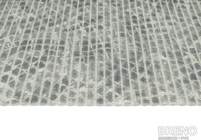 Breno Koupelnová pěnová předložka SOFTY-TEX 79832.2 mozaiková dlažba, šíře 65 cm, Šedá