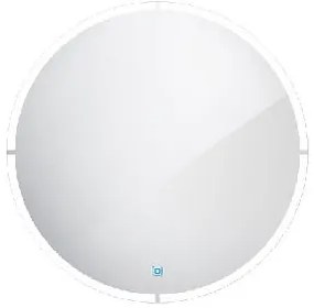Nimco Zrcadla - Zrcadlo s LED osvětlením, 800 mm, dotykový senzor, hliník ZP 24002RV