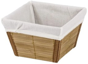 Bambusový košík Wenko Bamboo, šířka 15 cm