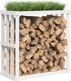 vidaXL Venkovní stojan na dřevo 108x52x106 cm masivní borovice [822627] Barva: Přírodní