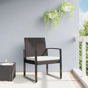 vidaXL Zahradní jídelní židle 2 ks PP ratan [360204] Barva: Černá