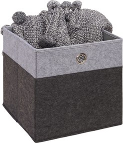 XXXLutz SKLÁDACÍ KRABICE, kov, textil, karton, 32/32/32 cm Carryhome - Boxy do regálů & krabice do regálů - 007968009101