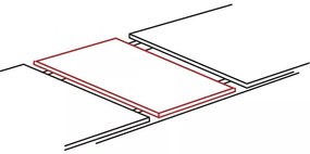 Rozkládací jídelní stůl Dante I 102/144 cm dub artisan/černý