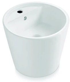 Bathco 4057 - Umyvadlo na desku FLORENCIA pr. 42 cm porcelán/bílá