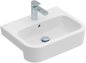 Villeroy & Boch ARCHITECTURA - Polozapuštěné umyvadlo, 550x430x170 mm, s přepadem, bílá alpin CeramicPlus 419055R1