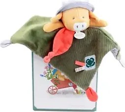 Doudou Dárková sada Plyšový muchláček kravička Aneth 27 cm / od 0 měsí
