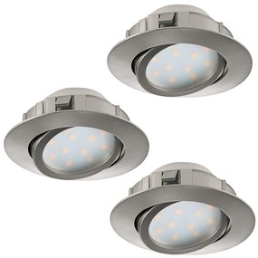 Eglo Eglo 95853 - SADA 3x LED podhledové svítidlo PINEDA 1xLED/6W/230V EG95853