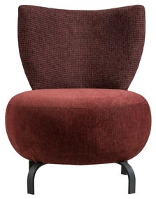 Atelier del Sofa Křeslo Loly - Claret Red, Červená