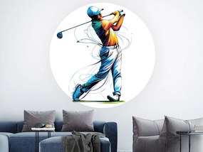 Nalepte.cz Golfista 01 arch 75 x 75 cm