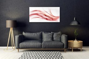 Obraz na skle Červená Abstrakce Umění 120x60 cm