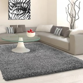 Vopi | Kusový koberec Life Shaggy 1500 grey - 160 x 230 cm