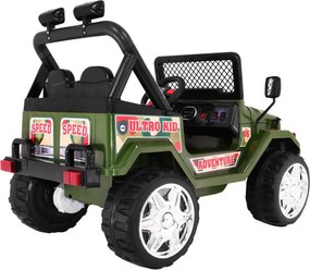 Ramiz Dětské terénní auto na baterie Raptor Drifter zelené + ovladač pro dálkové ovládání