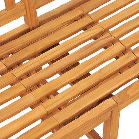 vidaXL 3místná zahradní lavice se stolkem 150 cm masivní teakové dřevo [316631]