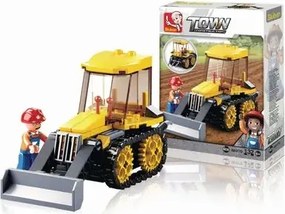 Sluban Town Stavitelé M38-B0377D Malý buldozer / LEGO - kompatibilní /