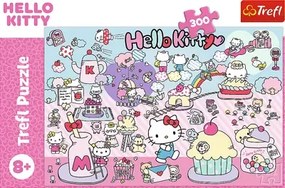 TREFL Puzzle Objevuj svět Hello Kitty / 300 dílků / 60 x 40 cm
