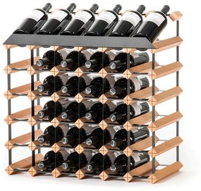 Pultový stojan na víno RAXI s kapacitou 36 lahví