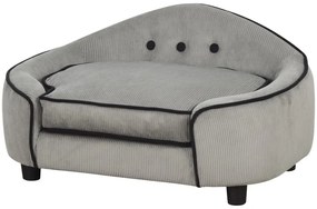 PawHut Pohovka pro psy, šedá (zvíře do 15 kg a 45 cm) D04-141