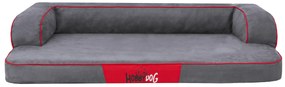 HobbyDog Pelíšek pro psa Top Splendor - šedý VELIKOST: XXL - 120 x 80 x 20 cm