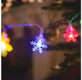 Family | LED Vánoční řetěz 20xLED/3xAA 2,3m multicolor | LC3531
