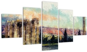 Obraz - Akropolis, Athény, Řecko (125x70 cm)