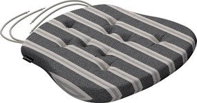 Sedák Filip barva černá látka pletený vzor, vzorované