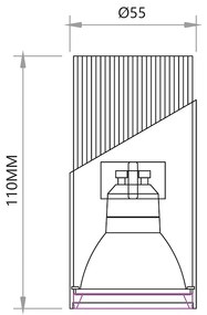 Stropní svítidlo Neo, 1x černé/zlaté kovové stínítko