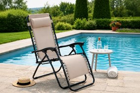 Derby RELAX relaxační zahradní křeslo béžová