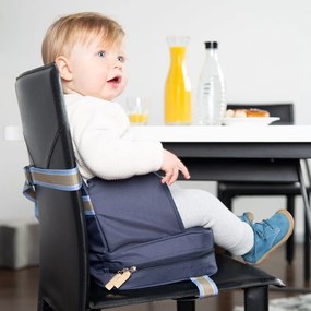 Tmavě modrý dětský podsedák Booster Seat – Roba