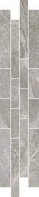 Opoczno Dlažba Noir Light Grey Mosaic 60x12 - 157281