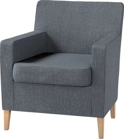 Potah na křeslo IKEA Karlstad barva šedá látka pletený vzor