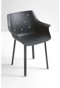 Gaber Plastová židle MORE NA Barva kostry černá kostra Barva plastu Gaber azurová 34