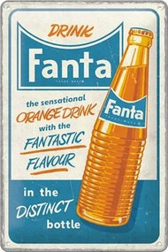 Postershop Plechová cedule: Fanta Retro - 20x30 cm