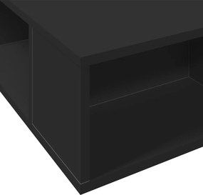 Rám postele černý 160 x 200 cm kompozitní dřevo 3280462