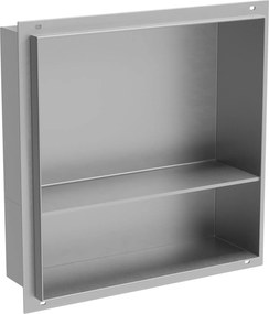 Zápustná police pod omítku Mexen X-Wall-NR 30x30 cm - inox, 1911303010S