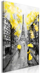 Obraz - Paris Rendez-Vous (1 Part) Vertical Yellow