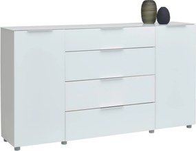 XXXLutz ŠIROKÁ KOMODA, vysoce lesklá bílá, 181/99,3/40 cm Voleo - Široké komody - 000554000106
