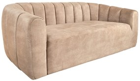Designová sedačka Kalei 200 cm béžový samet