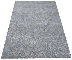 Moderní huňatý koberec v šedé barvě Šířka: 170 cm | Délka: 240 cm