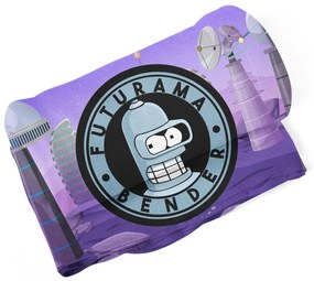 Sablio Deka Futurama Bender Planeta s vysílači - 190x140 cm