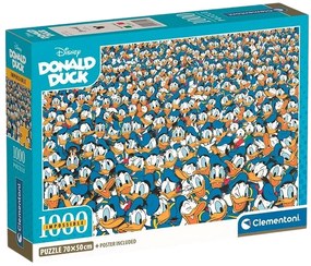 Clementoni - Puzzle 1000 Impossible: Kačer Donald